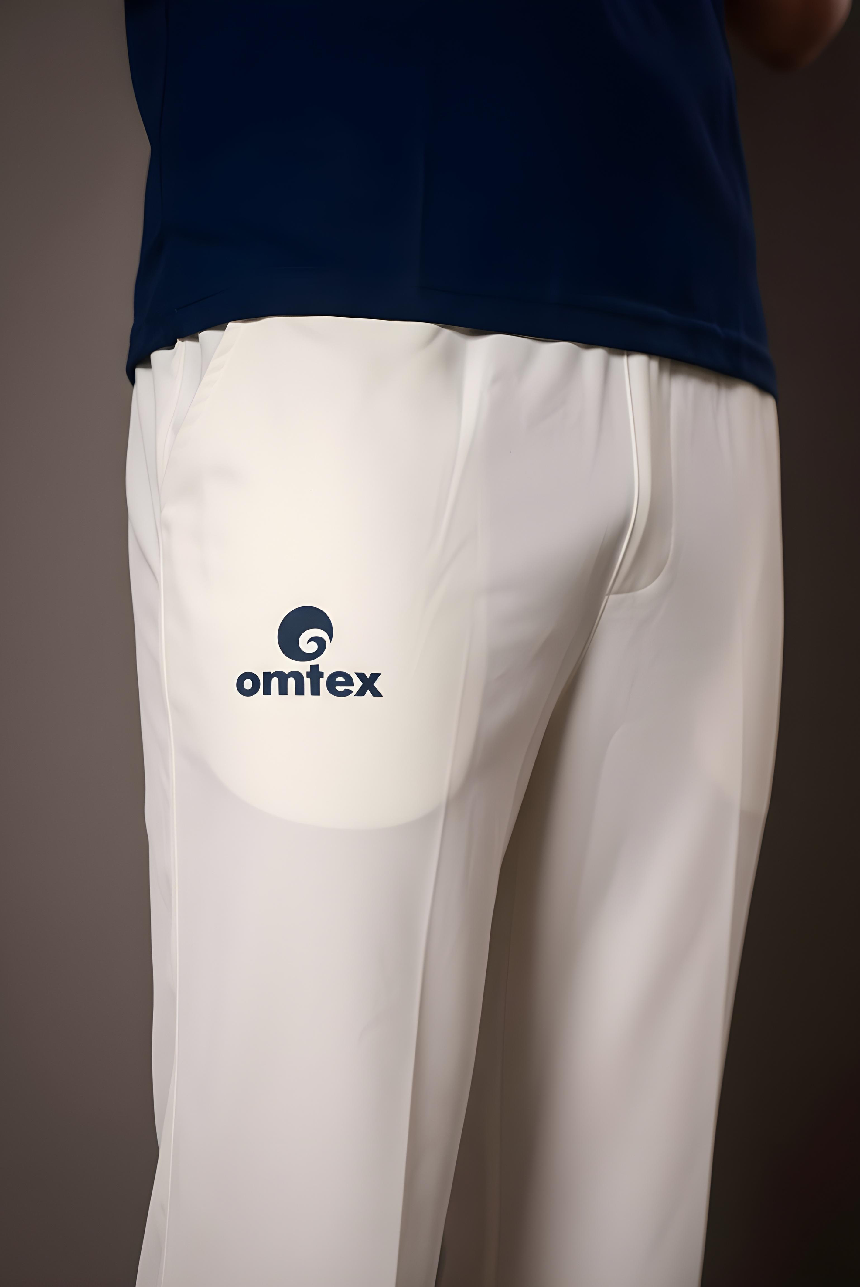 Cricket White Test Trouser - JR – Omtex Sports
